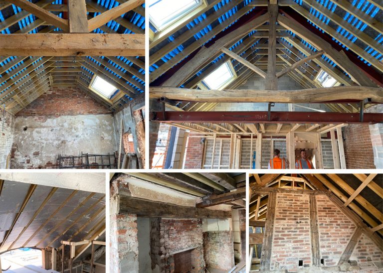 Listed building conversion progress.. - Alrewas Architecture