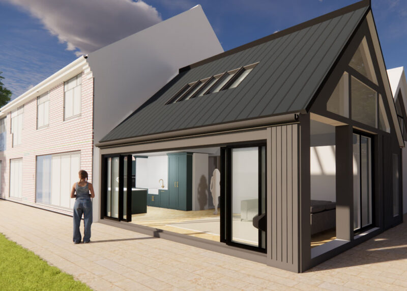 Planning approval for timber framed extension - Alrewas Architecture